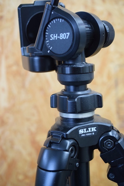 SLIK PRO 700DX Ⅲ カメラ三脚 3WAY雲台 SH-807(三脚)｜売買されたオークション情報、yahooの商品情報をアーカイブ ...