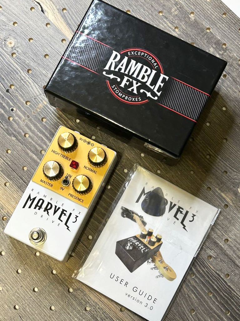 激レア 入手困難 Plexi Marshall プレキシ マーシャル Ramble FX Marvel Drive V3(オーバードライブ ...