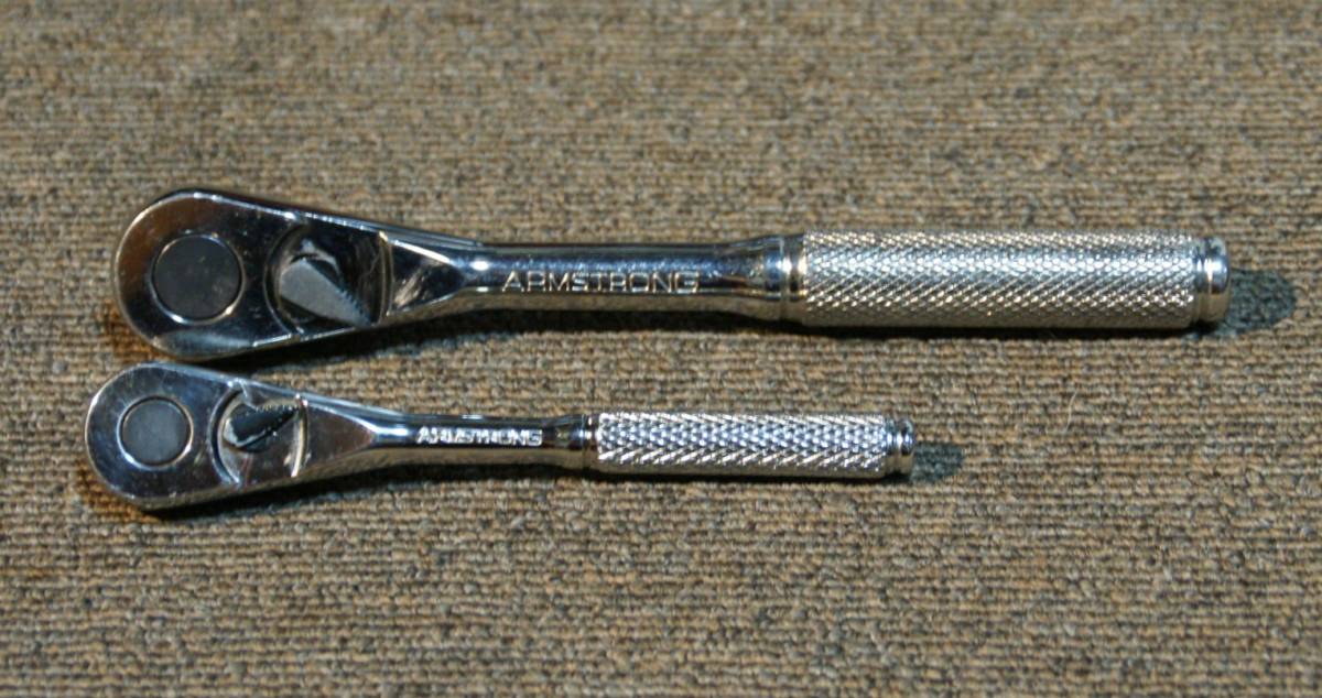 ARMSTRONG TOOLS 11-972A 3/8" 10-968A 1/4'' Snap-on Made in USA(ラチェット ...