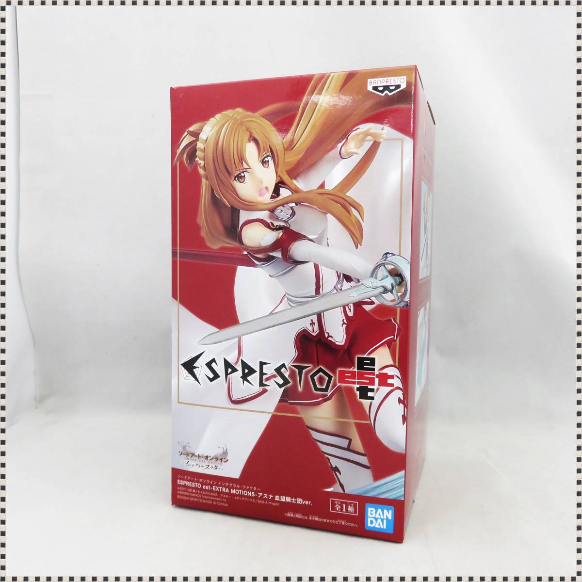 アスナ 血盟騎士団ver. ソードアート オンライン インテグラル ファクター ESPRESTO est EXTRA MOTIONS SAO HA052306(その他)｜売買されたオークション ...