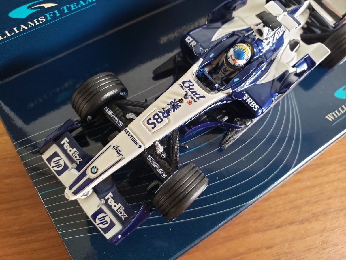 MINICHAMPS 1/43 Williams BMW FW27 N.ROSBERG TESTING SILVERSTONE 2005 ...