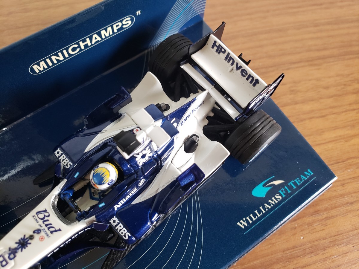 MINICHAMPS 1/43 Williams BMW FW27 N.ROSBERG TESTING SILVERSTONE 2005 ...