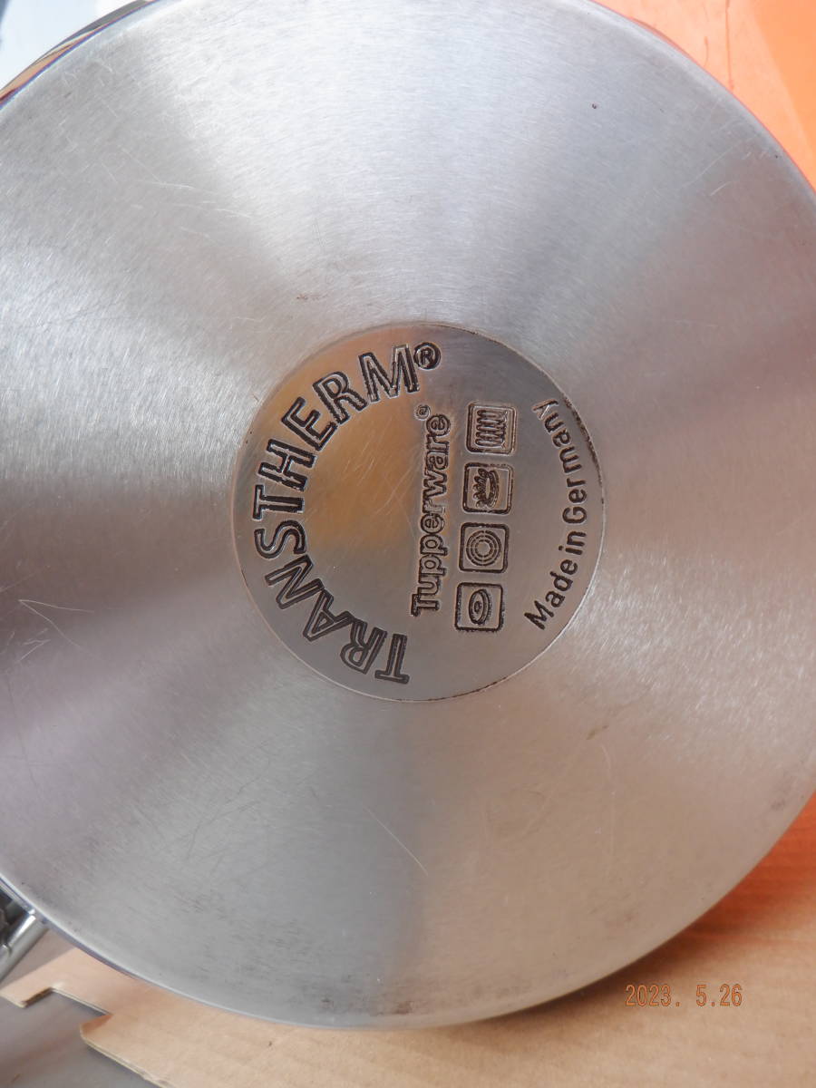 圧力鍋 perfect Tupperware 送料1600円 タッパーウェア 5リットル ステンレス鍋 ドイツ製 家庭用 5L Perfect Kitchen TRANSTHERM(圧力鍋 ...