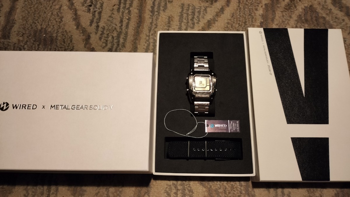 SEIKO WIRED METAL GEAR SOLID Vのモデルの腕時計(ワイアード)｜売買されたオークション情報、yahooの商品情報を ...