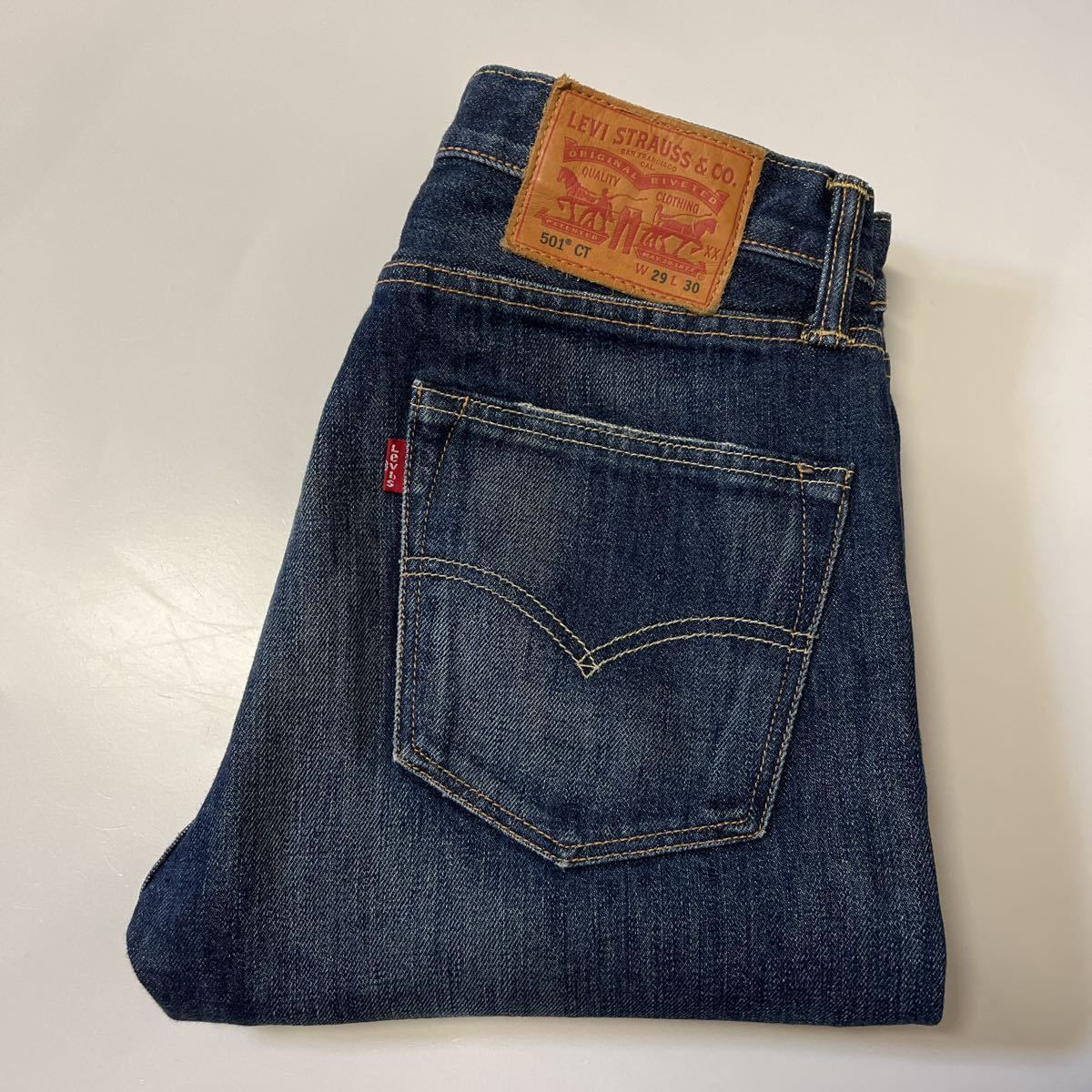 Levi’s リーバイス 501CT CUSTOMIZED & TAPERED テーパードジーンズ デニムパンツ 28894-0007 W29 ...