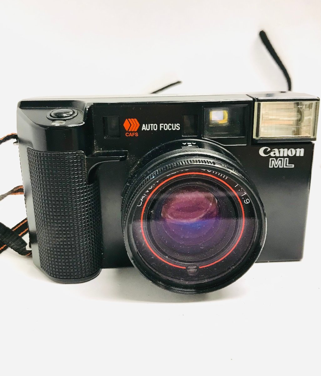 qoo.YSD01 Cannon AF35ML /Cannon 48mm SKYLIGHT 1X フィルムカメラ 動作未確認(コンパクトカメラ ...