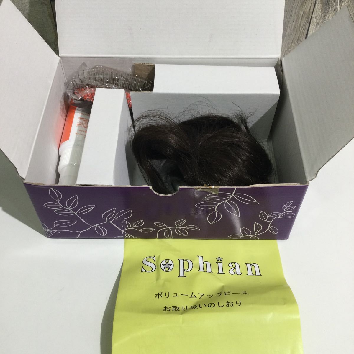 SOPHIAN VOLUME UP HAIR かつら 部分ウイッグ ボリュームアップピース 取扱説明書付き(その他)｜売買されたオークション ...