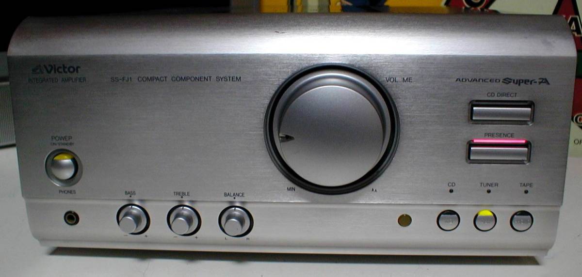 Victor AX-FJ1 Advanced Super-A Integrated Stereo Amplifier 単体使用OK MMフォノ ...