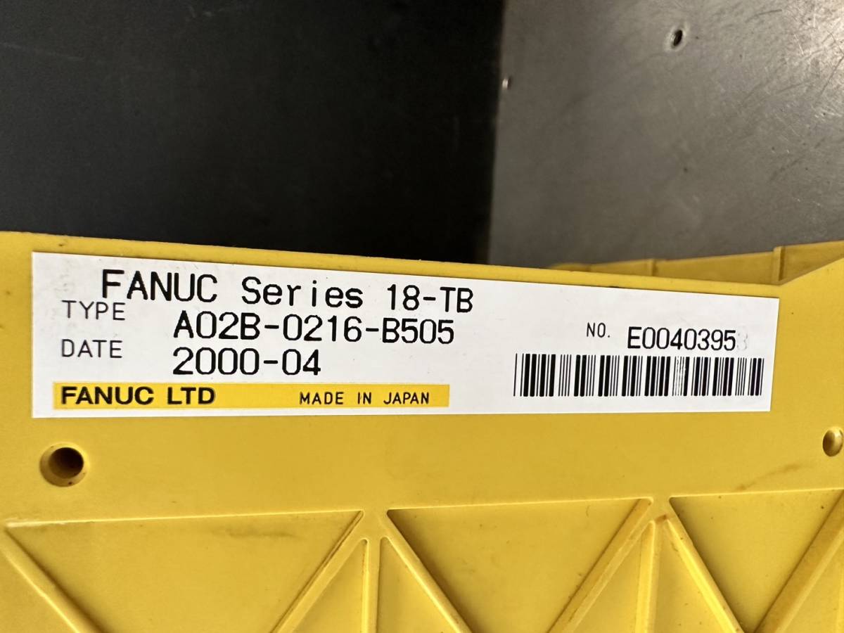 ジャンク品 未確認 FANUC ファナック Series 18-TB CNC A02B-0216-B505 A16B-2200-0956 ...