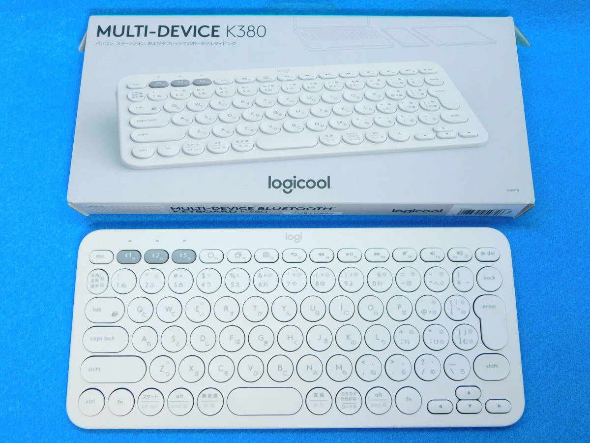 Logicool ロジクール マルチデバイス 薄型 ワイヤレスキーボード K380 オフホワイト Bluetooth(説明書)｜売買されたオークション情報、yahooの商品情報をアーカイブ公開 ...