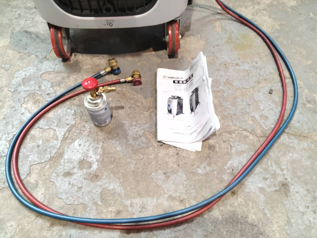 9615 引取限定 全自動型フロンガス交換機 ヤマダ RSA-760R エアコンガス回収機 R134a 冷媒 カークーラー ガスチャージャー ...