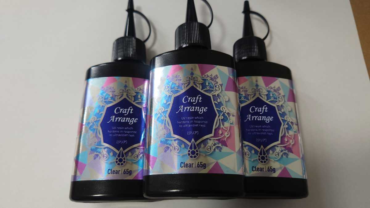 _1g10円以下 UVレジン液 3本 クラフトアレンジ ハイブリッド 65g UV－LEDランプ 透明 クリアタイプ 大容量ハードタイプハイブリット(その他)｜売買されたオークション情報 ...