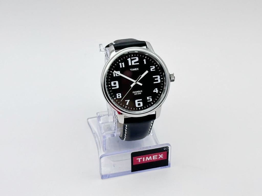 5-18 タイメックス TIMEX ビッグ イージー リーダー ブラック 黒 T28071 メンズ レザー 革ベルト アナログ 腕時計 ⑤ ...