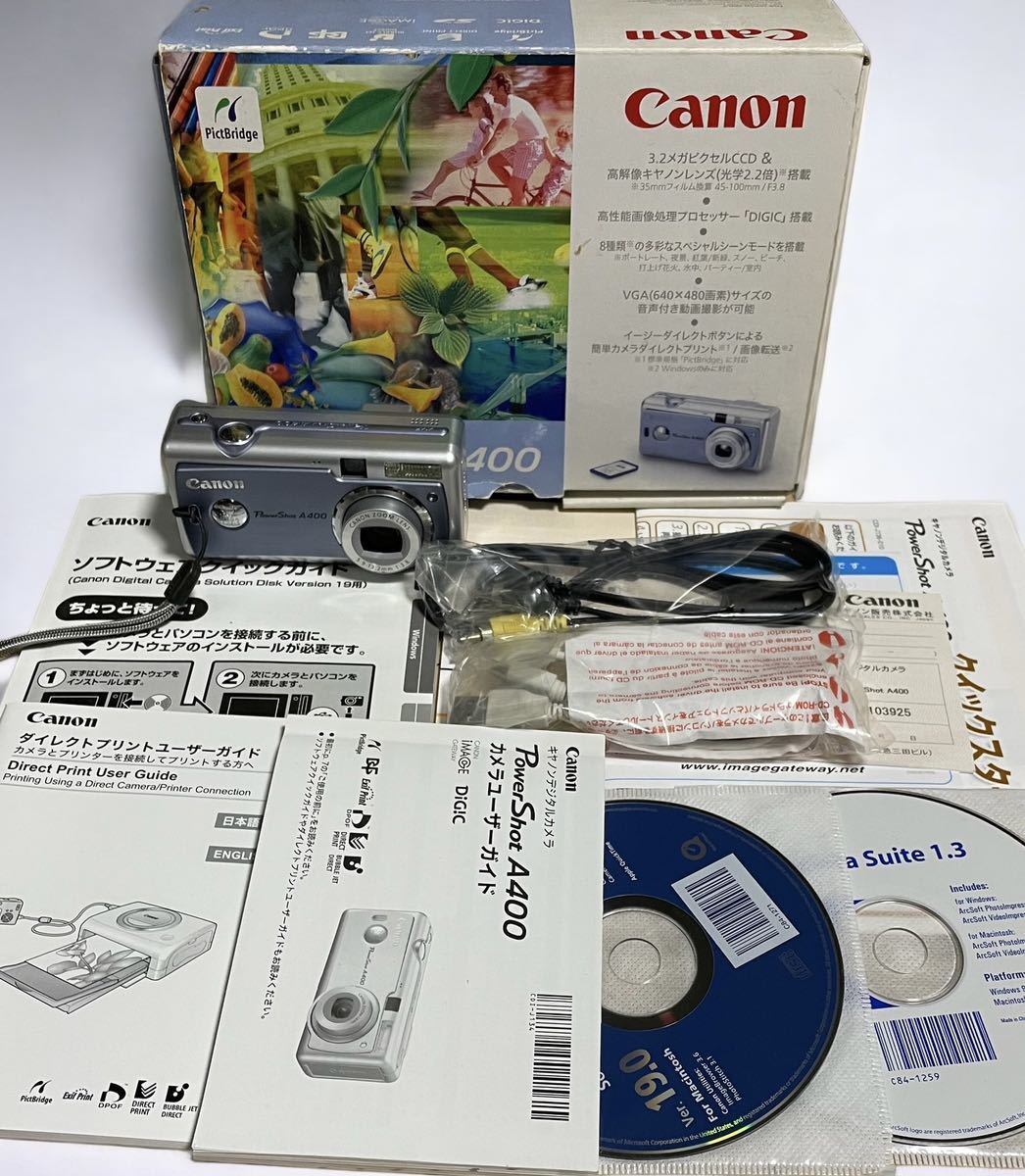 稼働品 Canon Power Shot A400 キャノン パワーショット デジタルカメラ 1円〜(キヤノン)｜売買されたオークション情報 ...