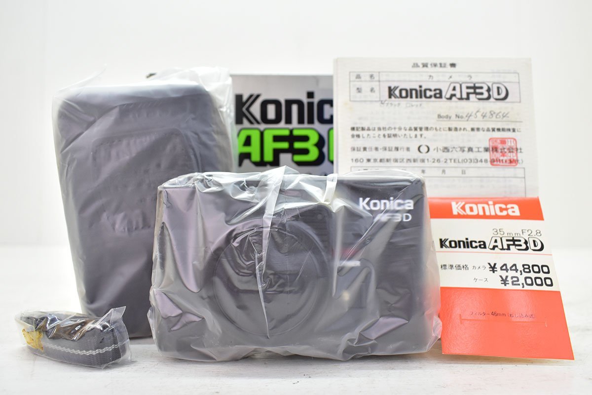 Konica AF3 D ジャスピン オートデート 35mm 元箱あり 閉店 デッドストック コニカ コンパクト フィルムカメラ カ 49M(コンパクトカメラ)｜売買されたオークション情報 ...