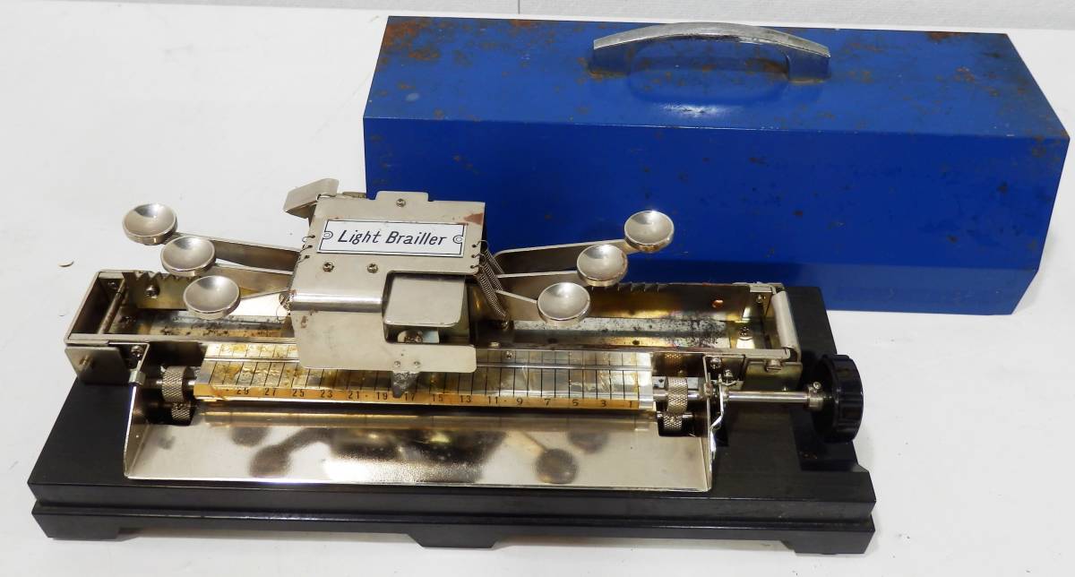 ジャムルK kg7-11 点字タイプライター 弘誓社 ライトブレーラー Light Brailler ライトブレーラ 動作未確認 ...
