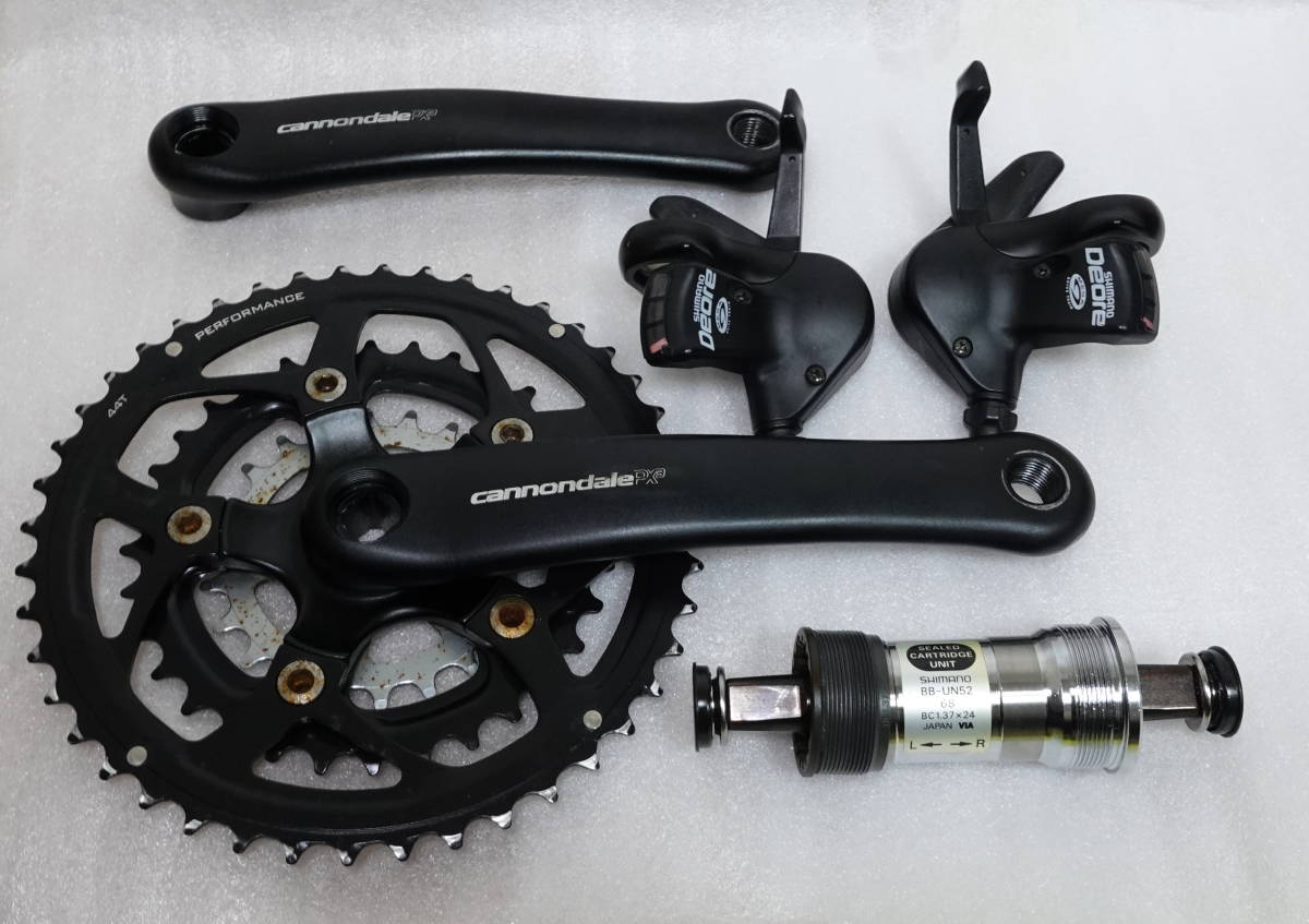 cannondale キャノンデール CODA 175mm クランク + おまけ SL-M510 9速シフター 品(セット)｜売買された ...