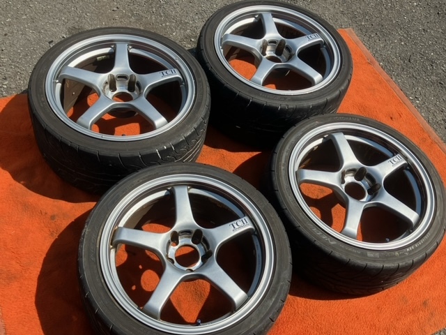 ADVAN Racing TC-Ⅱ 18インチ 9.5J +35 8.5J +37 114.3 5穴 5H S13 S14 S15 R32 ...