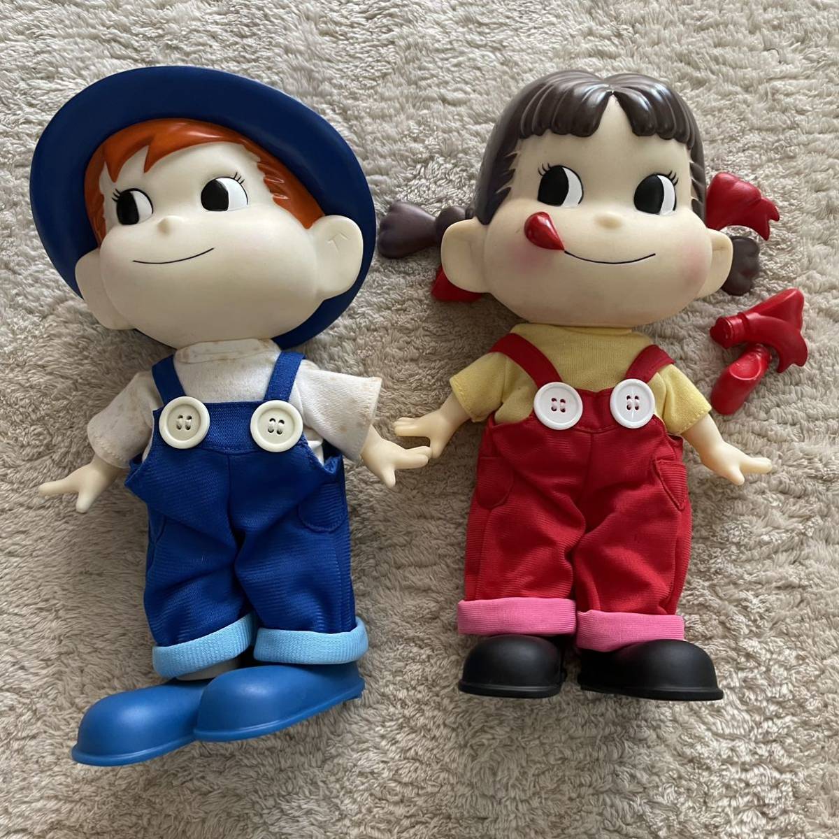 ペコちゃん ぽこちゃんポコちゃん 不二家 ソフビ人形 ぺこちゃん ぽこちゃん fujiya peko poko(ペコちゃん)｜売買された ...