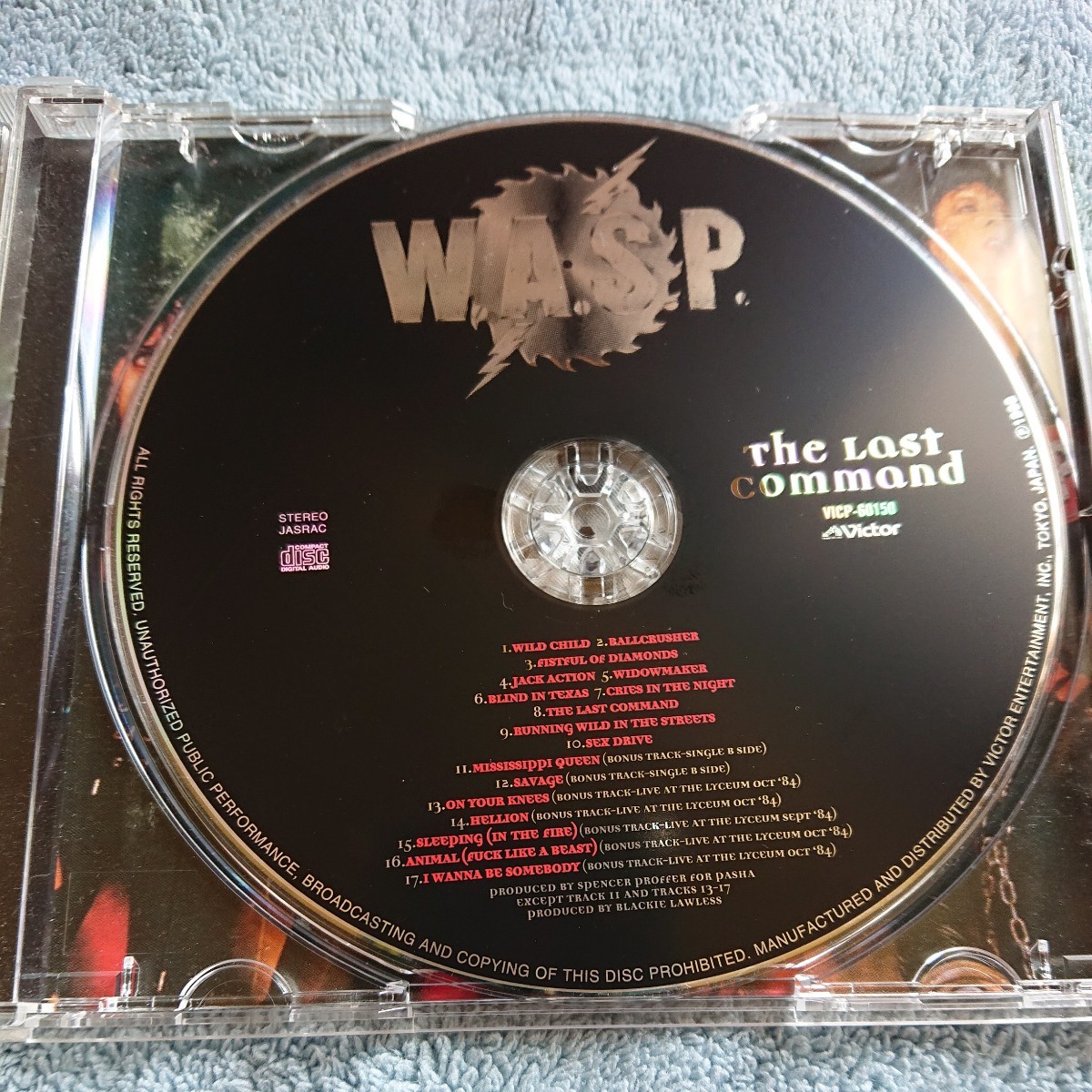 WASP / THE LAST COMMAND 帯付国内盤 VICP60150 ボーナストラック追加収録再発盤(一般)｜売買されたオークション ...