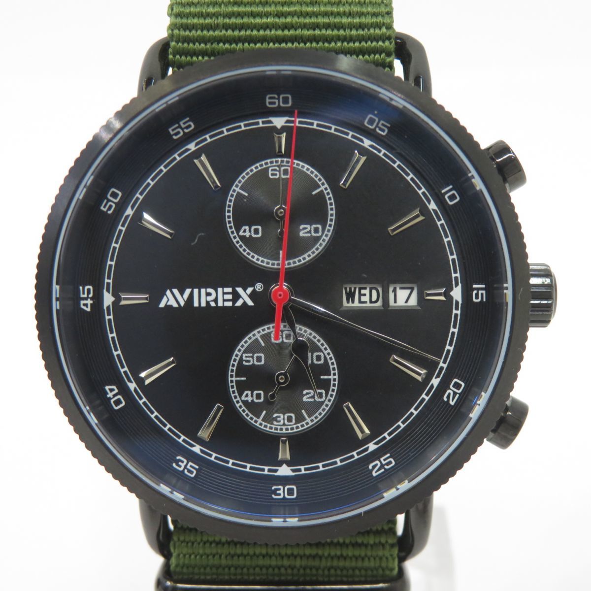 158 AVIREX アヴィレックス クロノグラフ ミリタリーウォッチ 腕時計 現状品(その他)｜売買されたオークション情報、yahooの商品 ...