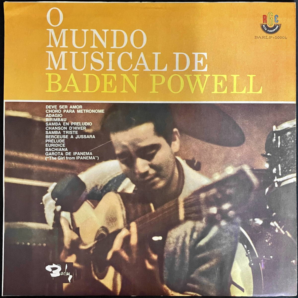 ブラジル盤 LP バーデン パウエル BADEN POWELL O MUNDO MUSICAL DE BADEN POWELL BARLP-10004 0824(ボサノバ)｜売買された ...