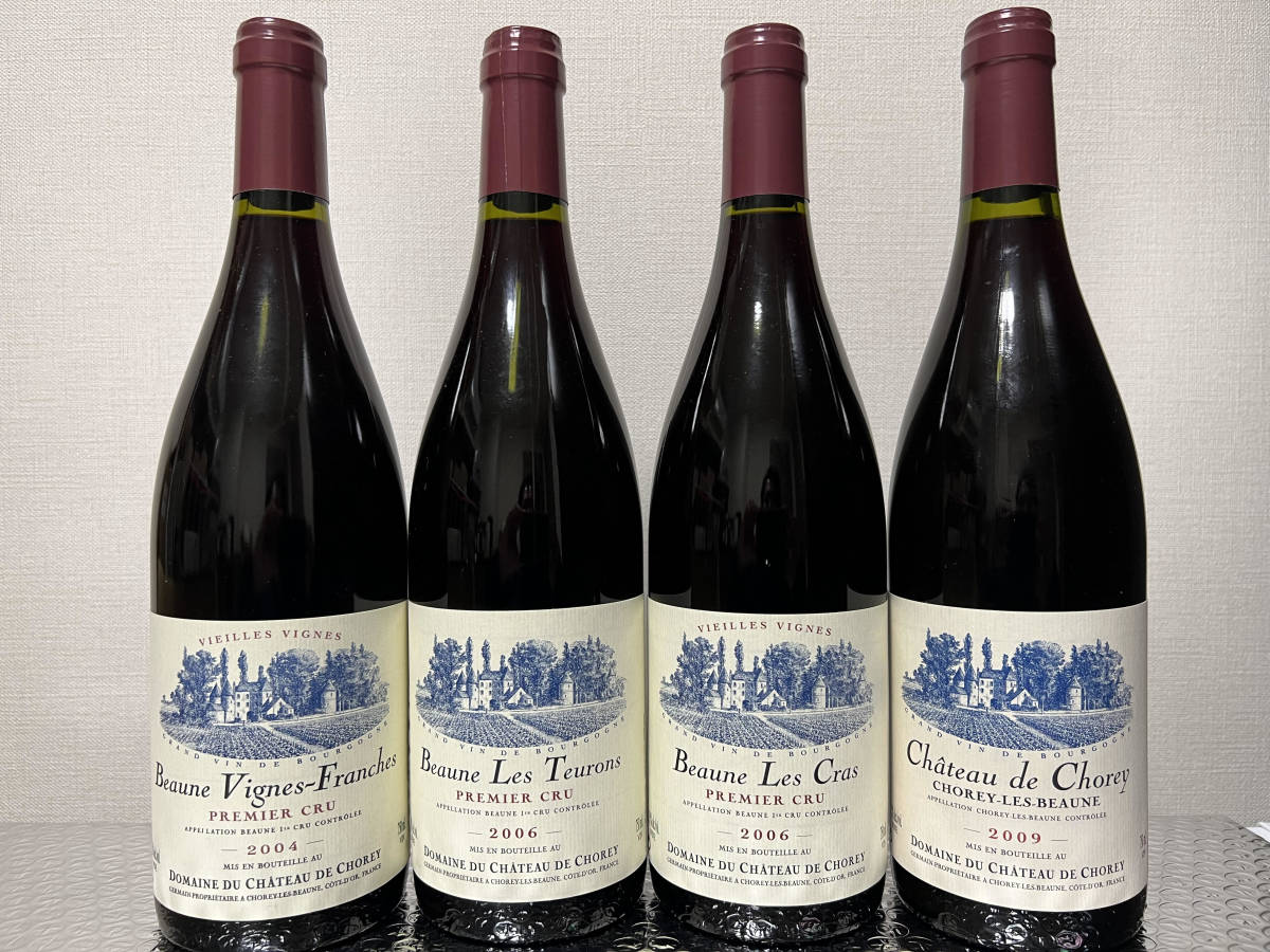 4本セット シャトー ド ショレ Ch. de Chorey(コート・ドゥ・ニュイ)｜売買されたオークション情報、yahooの商品情報を ...