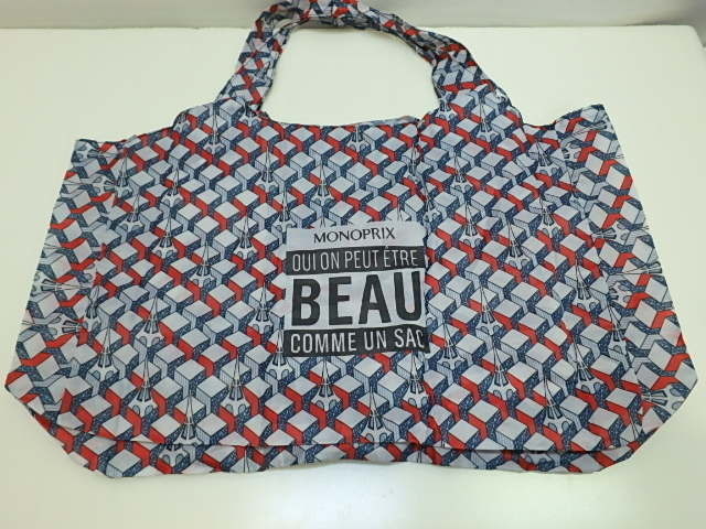 n208u モノプリ Monoprix エコバッグ エッフェル塔柄(エコバッグ)｜売買されたオークション情報、yahooの商品情報をアーカイブ公開 - オークファン（aucfan.com）