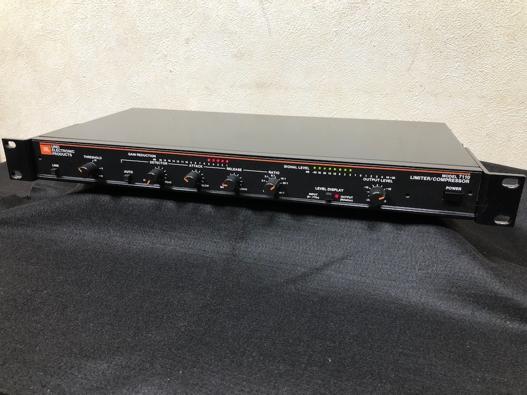 JBL / Urei MODEL 7110 LIMITER COMPRESSOR 100V 120V 220/240V仕様 かけ録りに ...