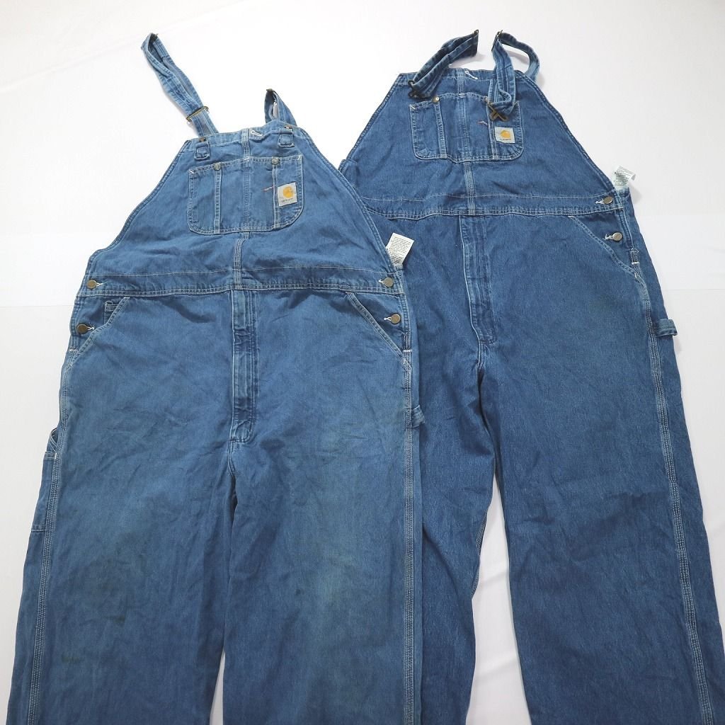 カーハートオーバーオール set デニム シンプル 他 メンズW46 2枚セット まとめ売り 古着卸 1円スタート OO2 MQ2017(男性用)｜売買されたオークション情報、yahooの商品 ...
