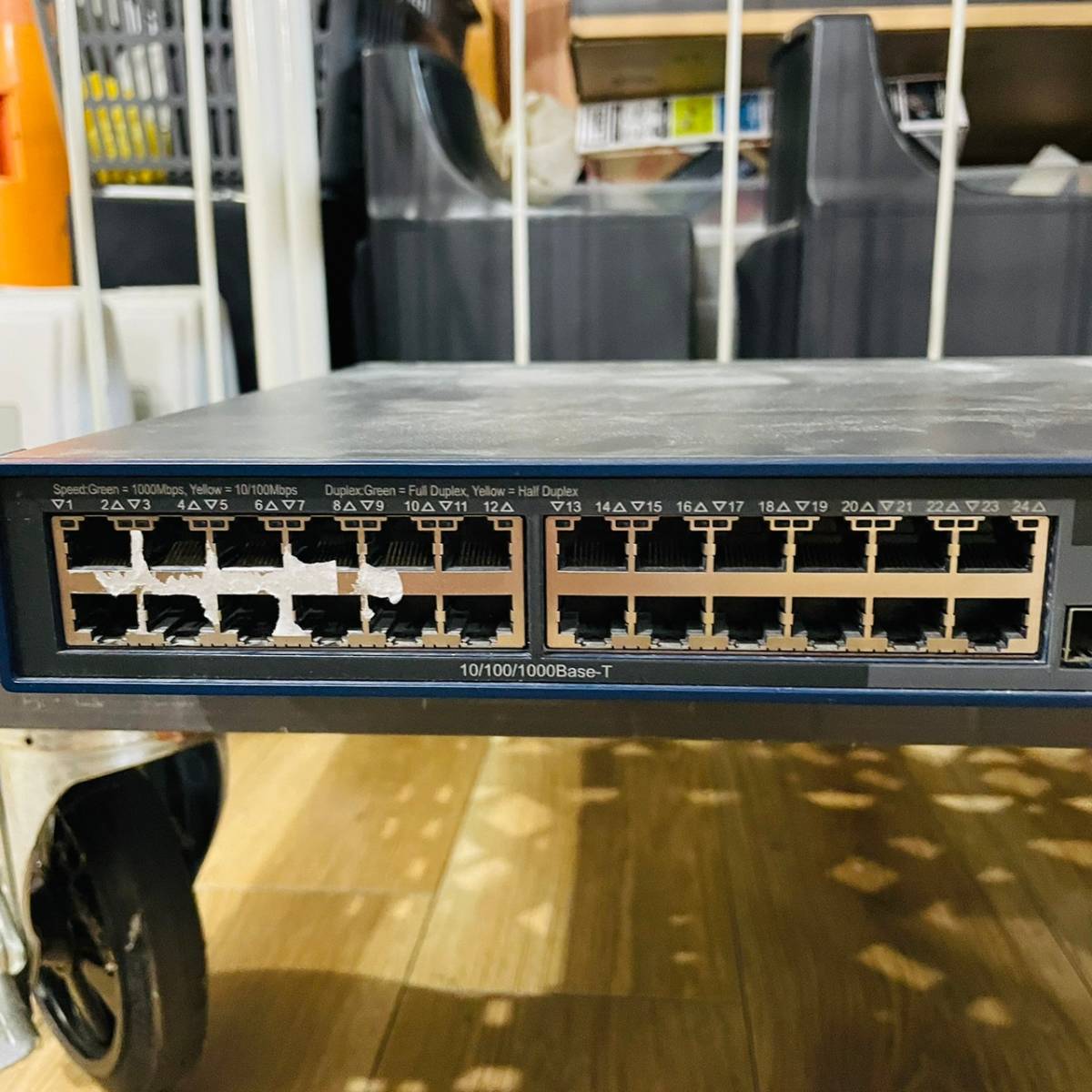 H03 通電OK HP 5500 Series Switch JD377A A5500-24G EI スイッチ w 2 Intf ...