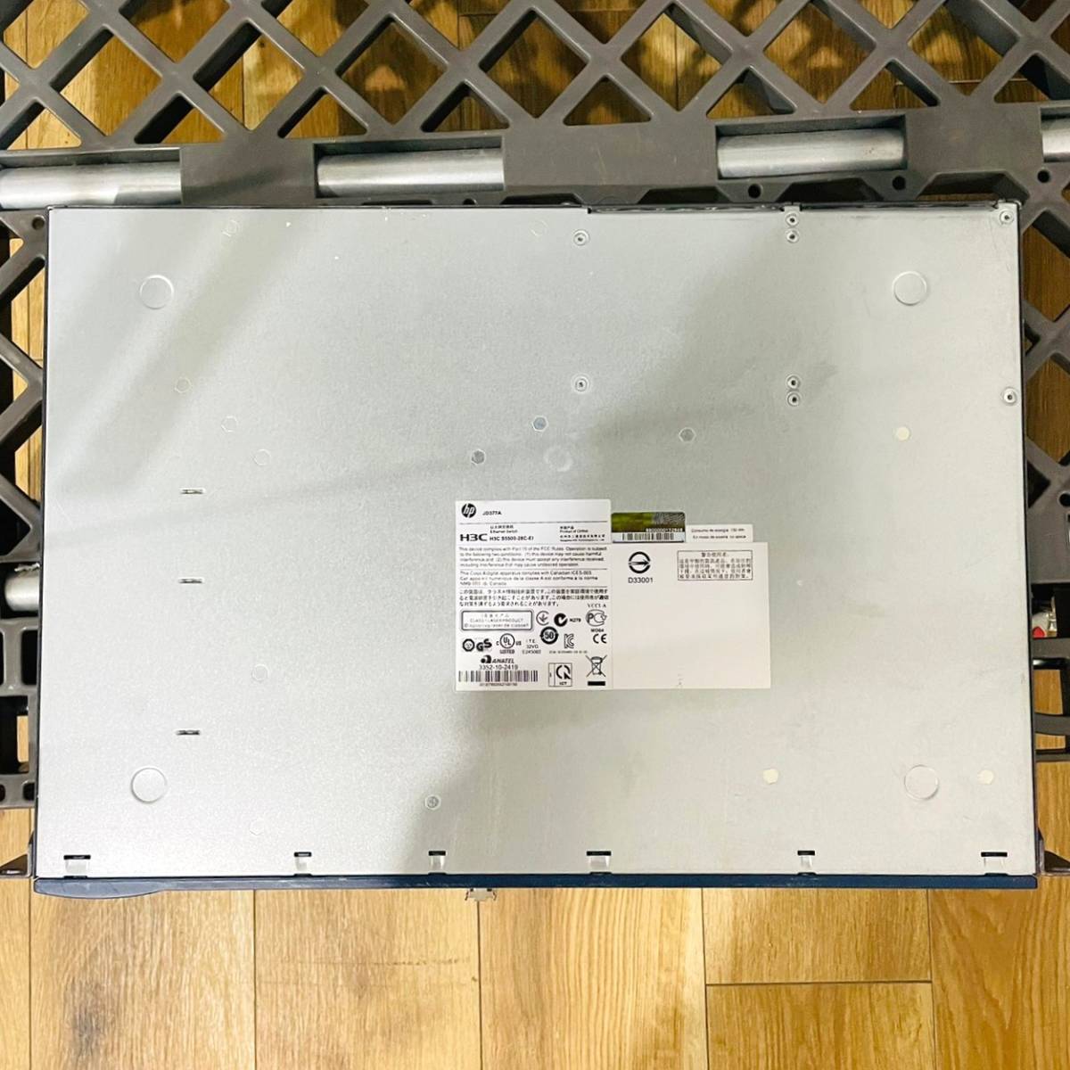 H03 通電OK HP 5500 Series Switch JD377A A5500-24G EI スイッチ w 2 Intf ...