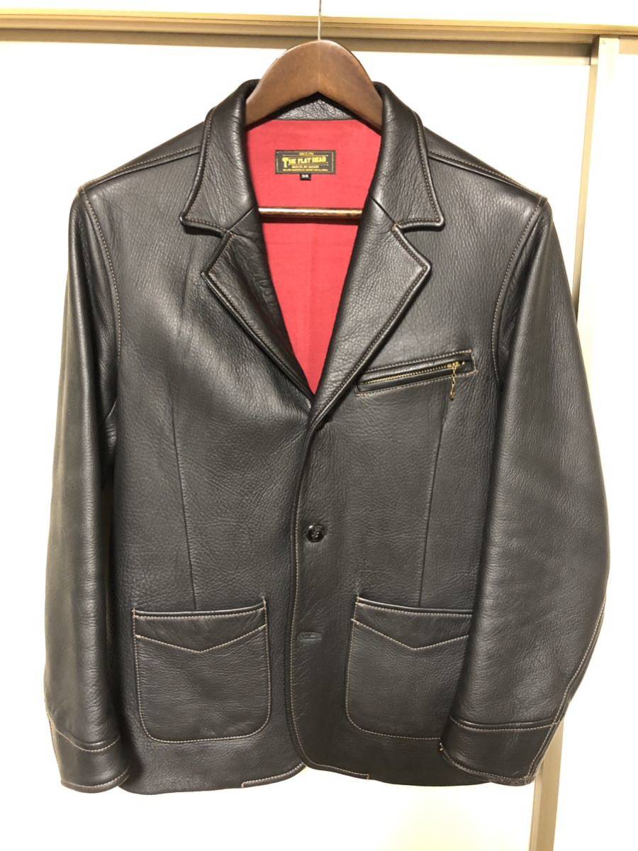 THE FLAT HEADレザージャケット(ジャケット、上着)｜売買されたオークション情報、yahooの商品情報をアーカイブ公開 - オークファン（aucfan.com）