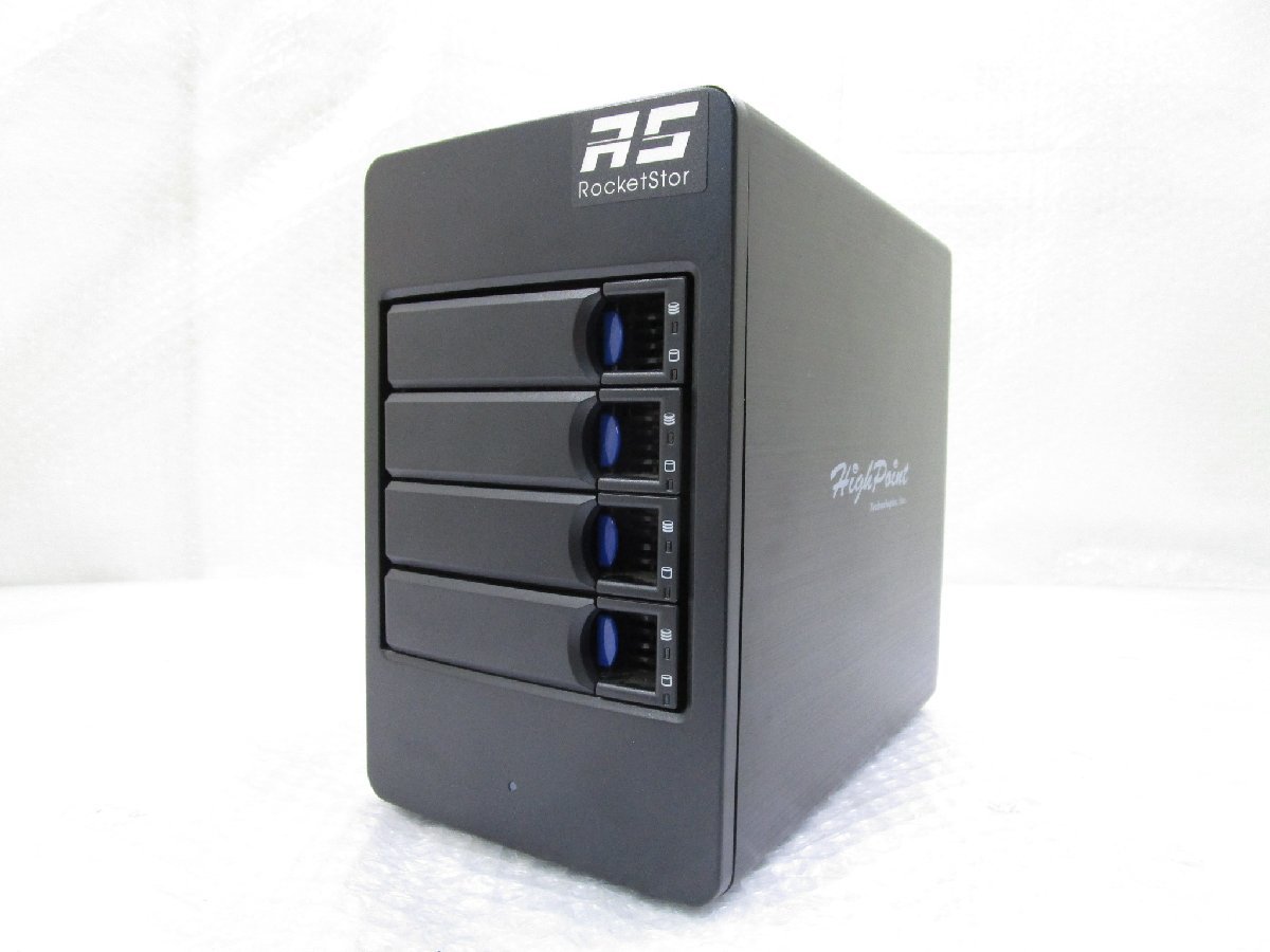 HighPoint ハイポイント 6314A RocketStor ハードウェアRAID Thunderbolt 2対応 HDDケース ...