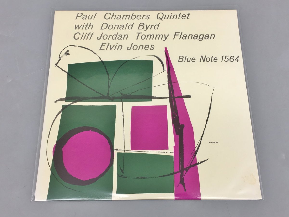 LPレコード Paul Chambers Quintet With Donald Byrd Cliff Jordan Tommy ...