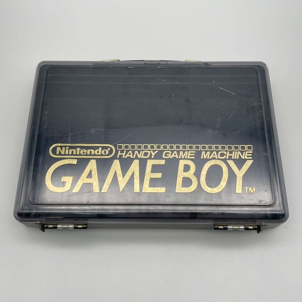 Nintendo 任天堂 ニンテンドー GAMEBOY ゲームボーイ HANDY GAME MACHINE ケース ソフトキャリー ブラック ...