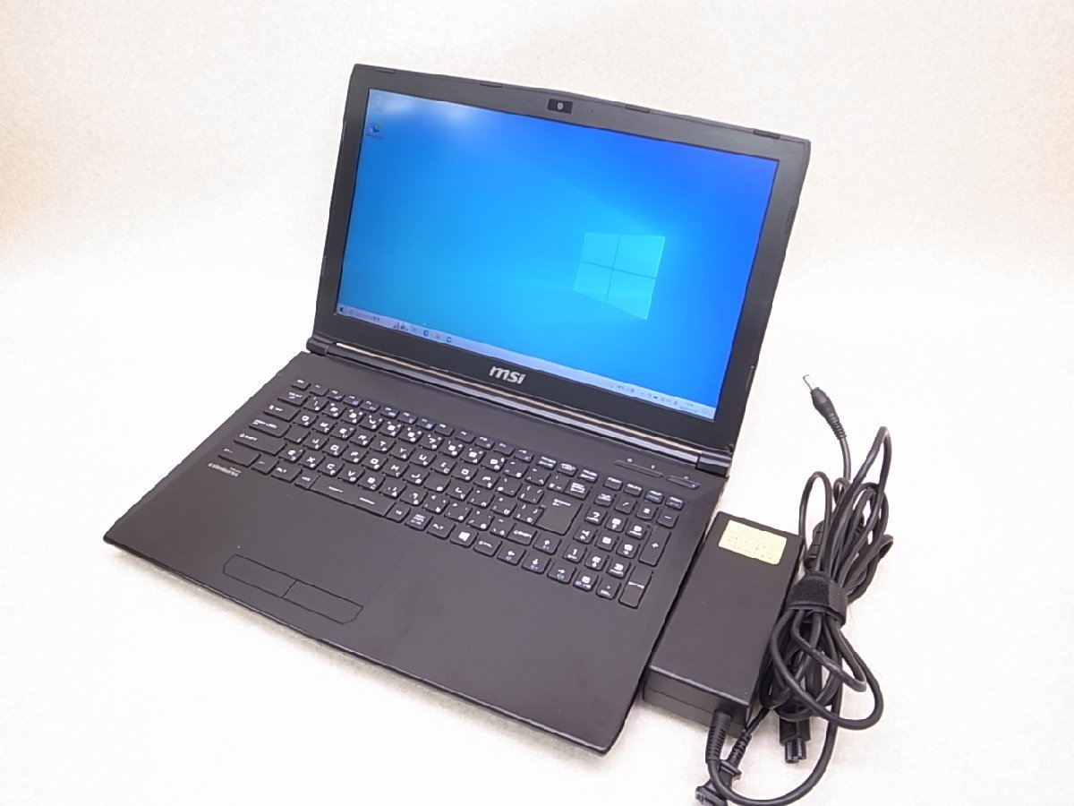 ゲーミングノートパソコン MSI MS-16J6 i7-6700HQ / メモリ8GB / SSD128GB + HDD500GB ...