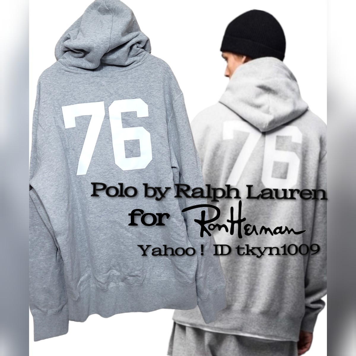 polo Ralph Lauren for Ron Herman ポロ ラルフローレン ロンハーマン 別注 コラボ プリント ナンバー ...