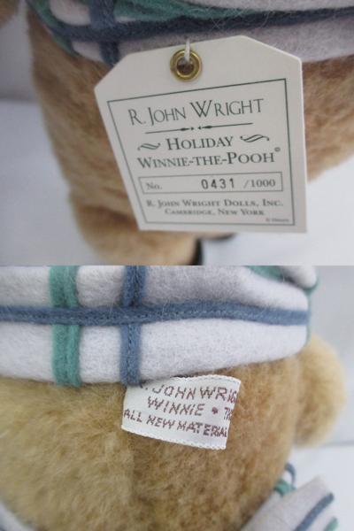 箱汚R.John Wright ホリデー くまのプーさん ぬいぐるみ 梱0.1(体長30cm - 50cm)｜売買されたオークション情報、yahooの商品情報をアーカイブ公開 - オークファン ...
