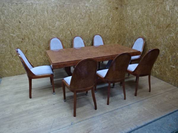 T1767 イタリア製/COROMBO MOBILI ダイニング9点Set(ダイニングセット)｜売買されたオークション情報、yahooの商品 ...