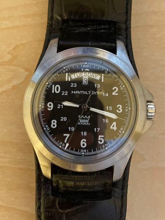 NEIGHBORHOOD 時計 HAMILTON PORTER KHAKI ハミルトン ネイバーフッド トリプルコラボ(カーキ)｜売買された ...