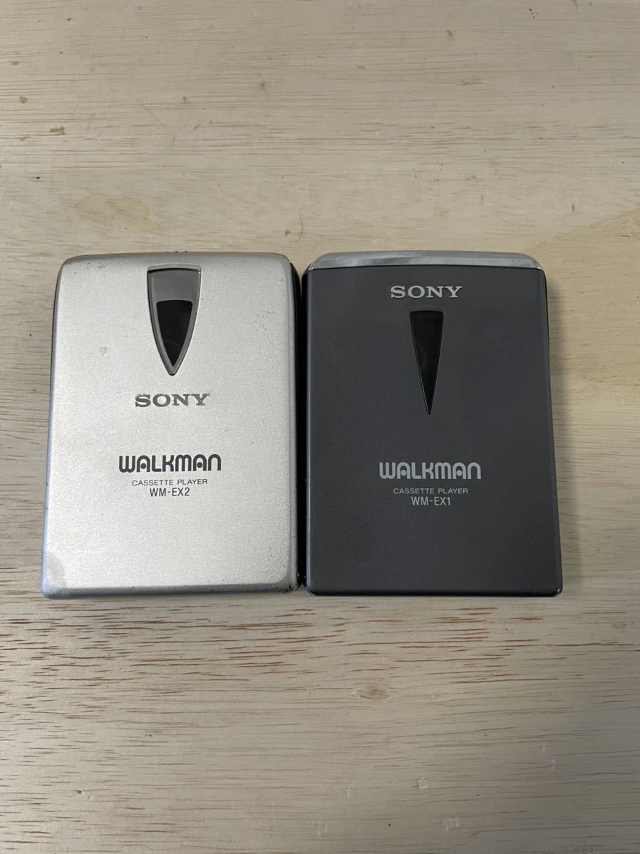 ポータブルカセットプレーヤー まとめ SONY WALKMAN WM EX-1 EX-2 動作未確認 現状品(再生専用)｜売買された ...