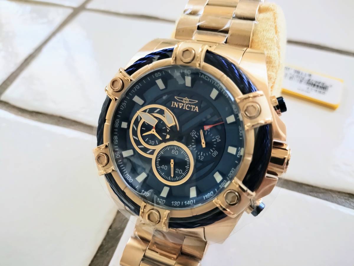 1円スタート Invictaインビクタ Bolt クロノグラフ Blue Dial 25516(クロノグラフ)｜売買されたオークション情報、yahooの商品情報をアーカイブ公開 ...
