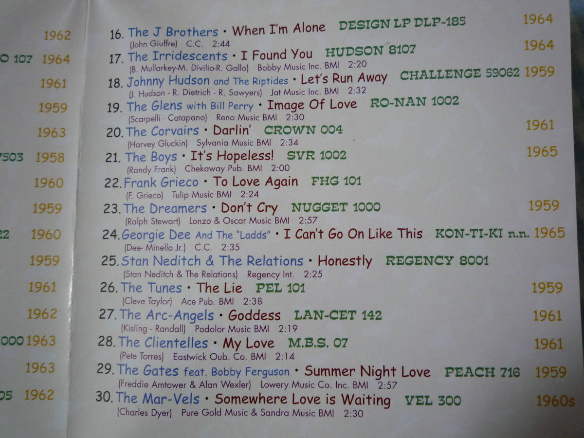 CD V.A. / The White Group Sound Vol.4 30 Doowop Rareties From The Late ...