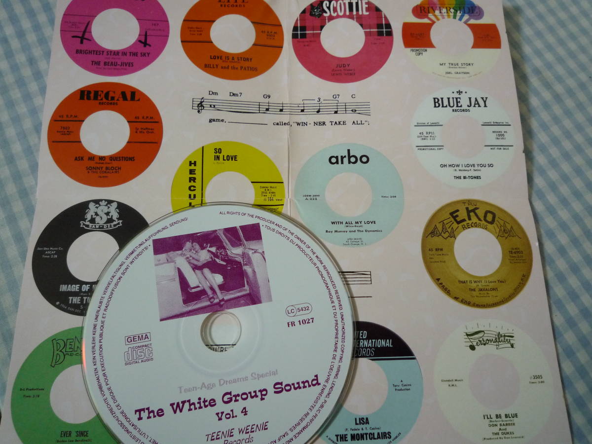 CD V.A. / The White Group Sound Vol.4 30 Doowop Rareties From The Late ...