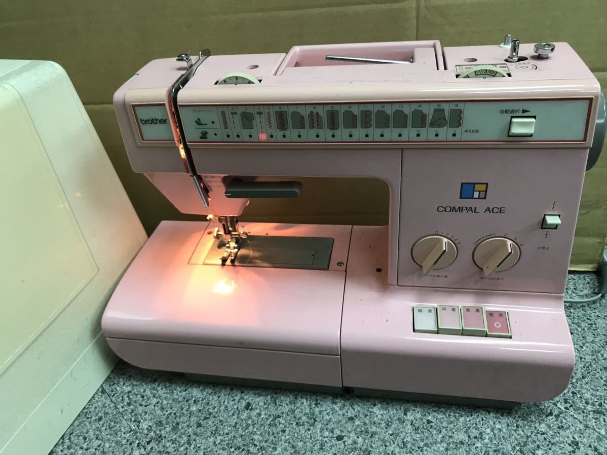 BROTHER家庭用ミシン COMPAL ACE ZZ3-B766 ジャンク品 ②(ブラザー)｜売買されたオークション情報、yahooの商品 ...