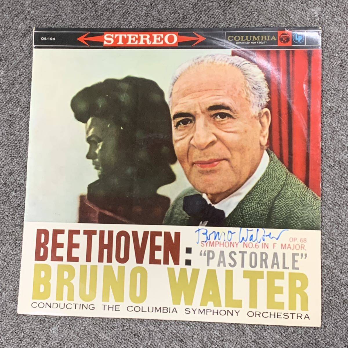 ブルーノ ワルター Bruno Walter 直筆サイン入りレコード ベートーベン 田園(サイン)｜売買されたオークション情報、yahooの ...