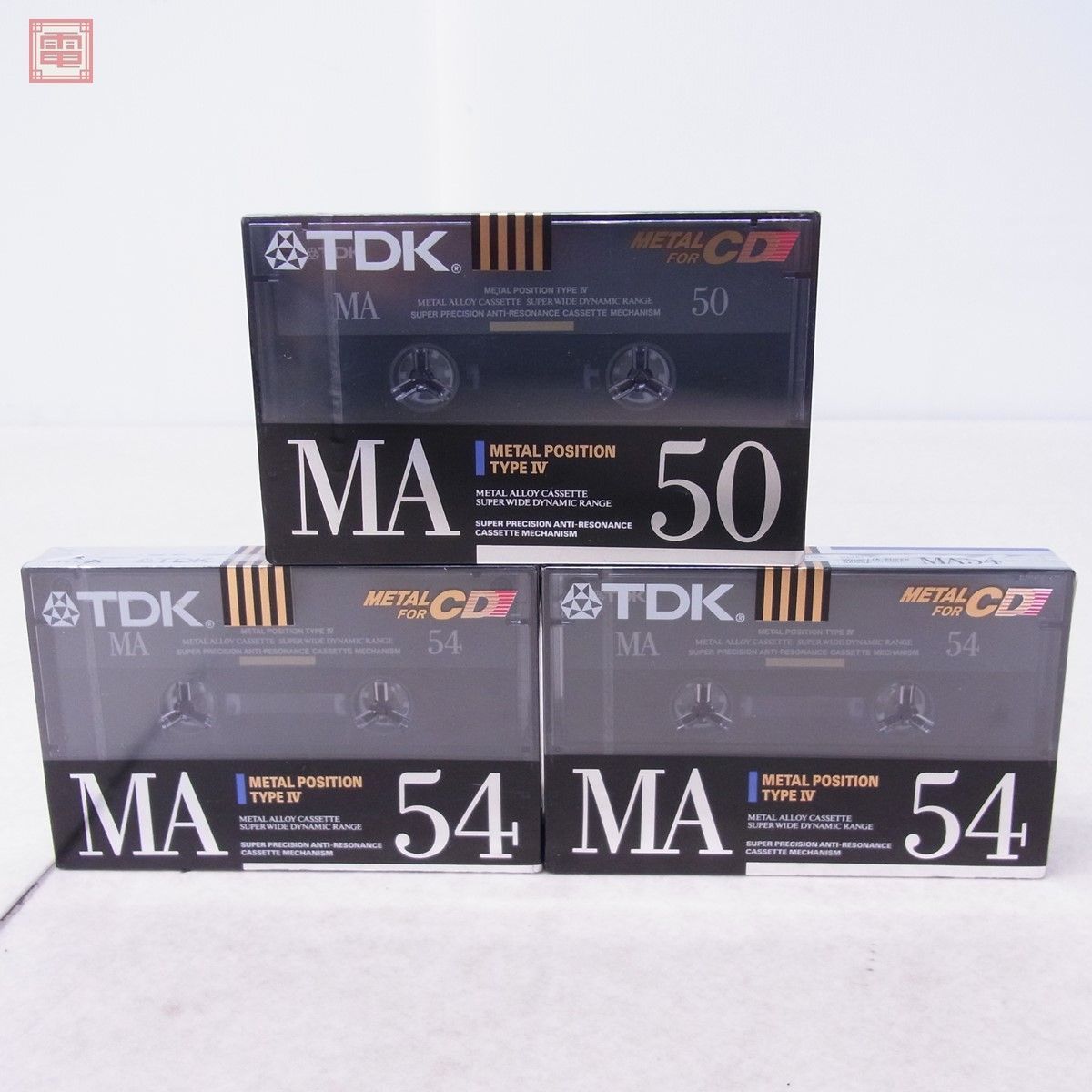 TDK MA-54M 54分 カセットテープ メタルテープ 2本 + MA-50M 50分 1本 まとめて3本セット MA54 MA50 10 ...