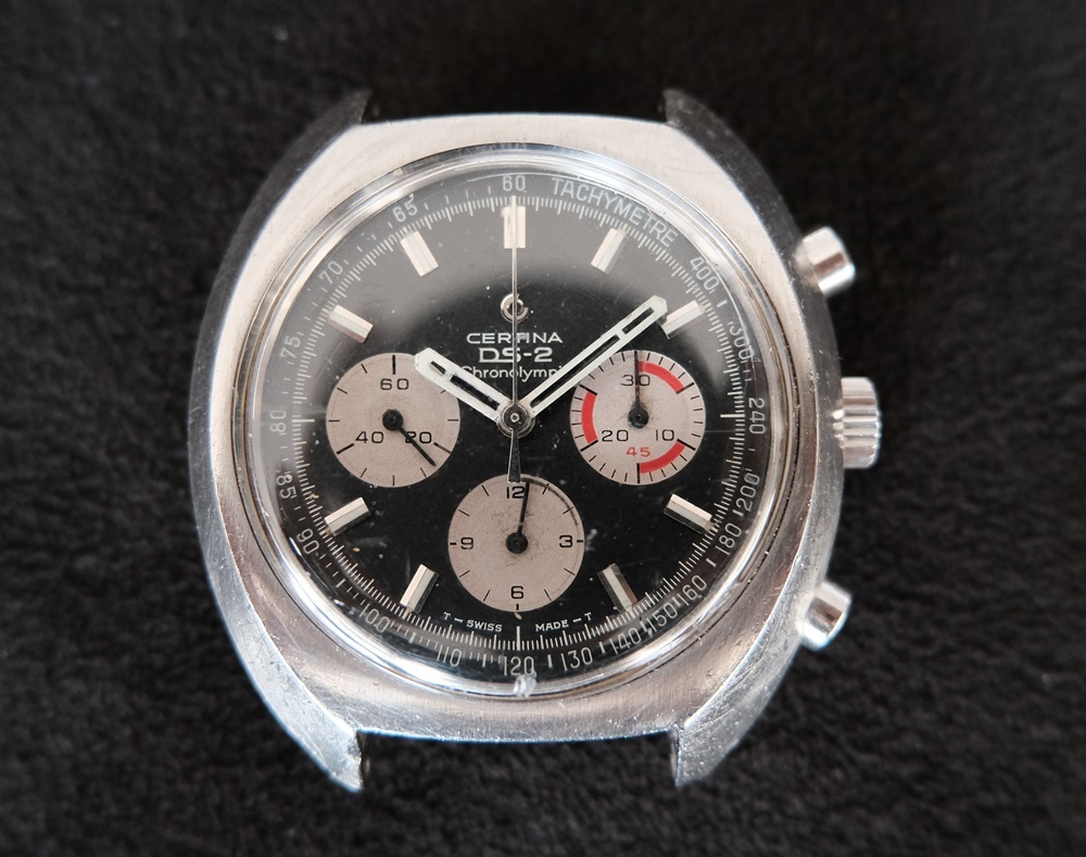 CERTINA DS-2 手巻き ビンテージクロノグラフ Valjoux バルジュー 726 72 enicar breitling roamer eterna ブライトリング 6263 ...