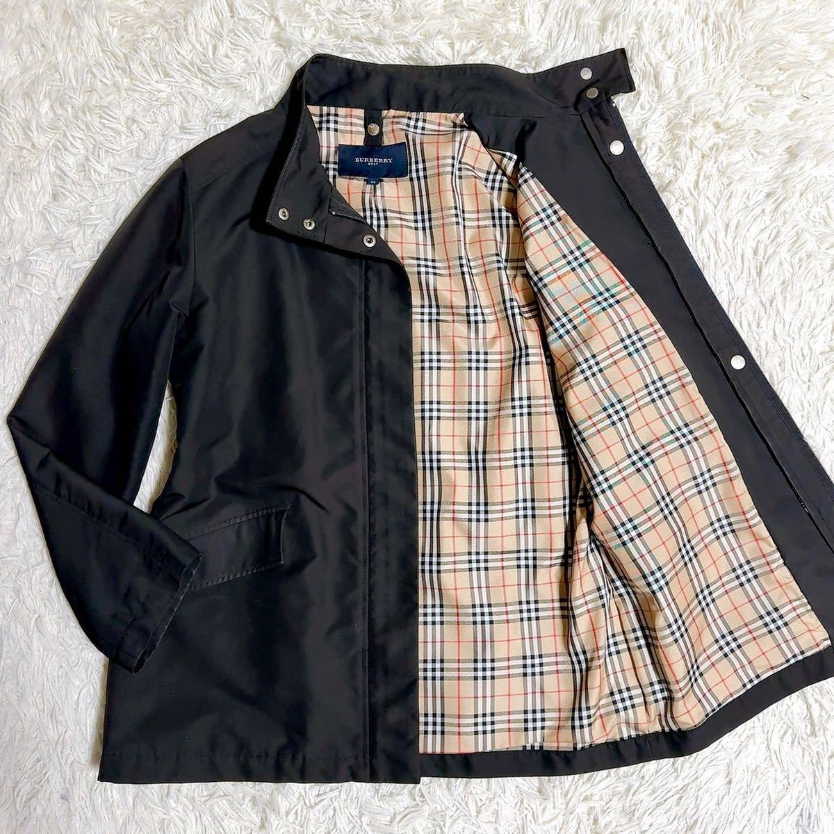 極 バーバリー ブルゾン ジャケット M 黒 BURBERRY GOLF D43(Mサイズ)｜売買されたオークション情報、yahooの商品情報をアーカイブ公開 - オークファン（aucfan.com）